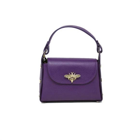 GERMAN FUENTES | Bags | New German Fuentes Leather Bee Bag In Purple ...